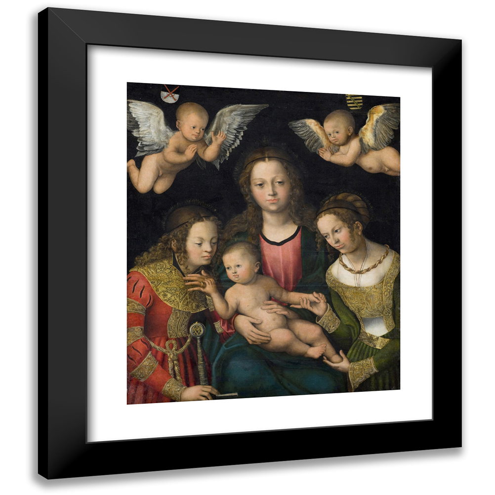 Lucas Cranach the Elder 20x23 Black Modern Framed Museum Art Print ...