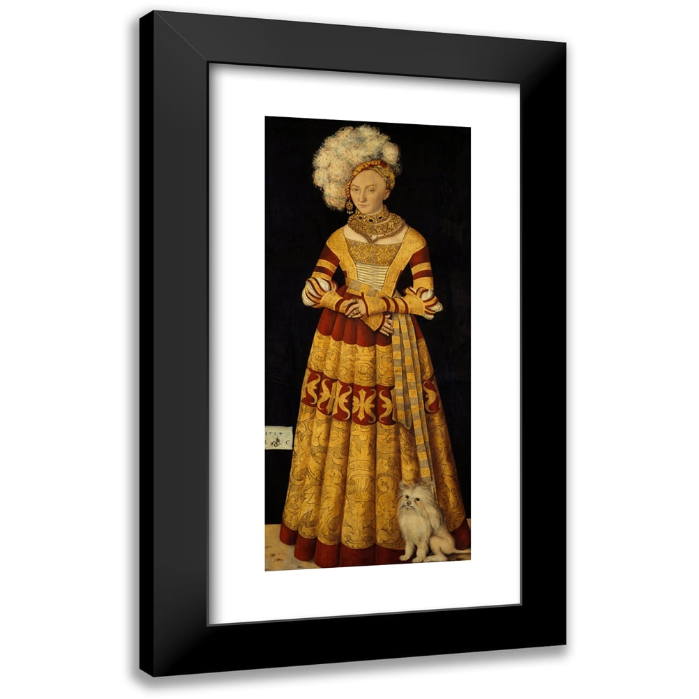 Lucas Cranach the Elder 8x14 Black Modern Framed Museum Art Print ...