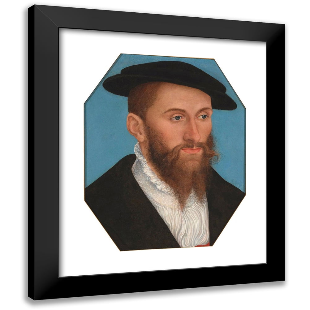 Lucas Cranach the Younger 12x14 Black Modern Framed Museum Art Print ...