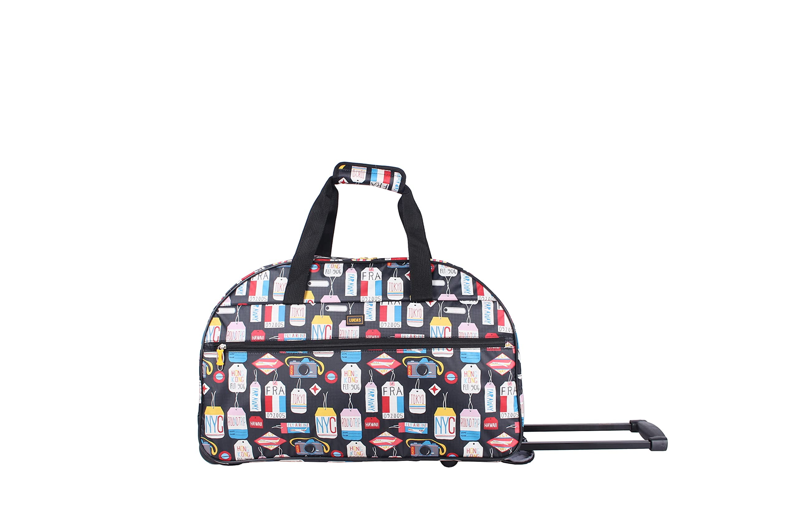 Lucas Designer Carry On Luggage Collection - Lightweight Pattern 22 ...