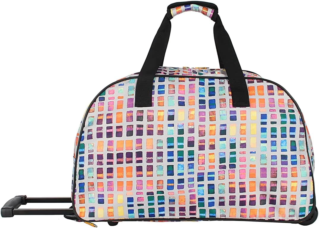 Lucas Designer Carry On Luggage Collection - Lightweight Pattern 22 ...