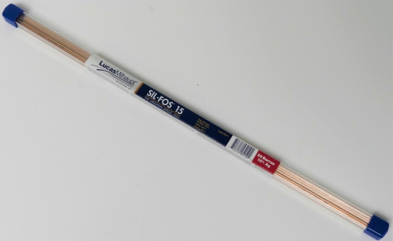 Lucas Milhaupt Sil Fos 15% Silver Solder 28 Rods 1 pound solder ...