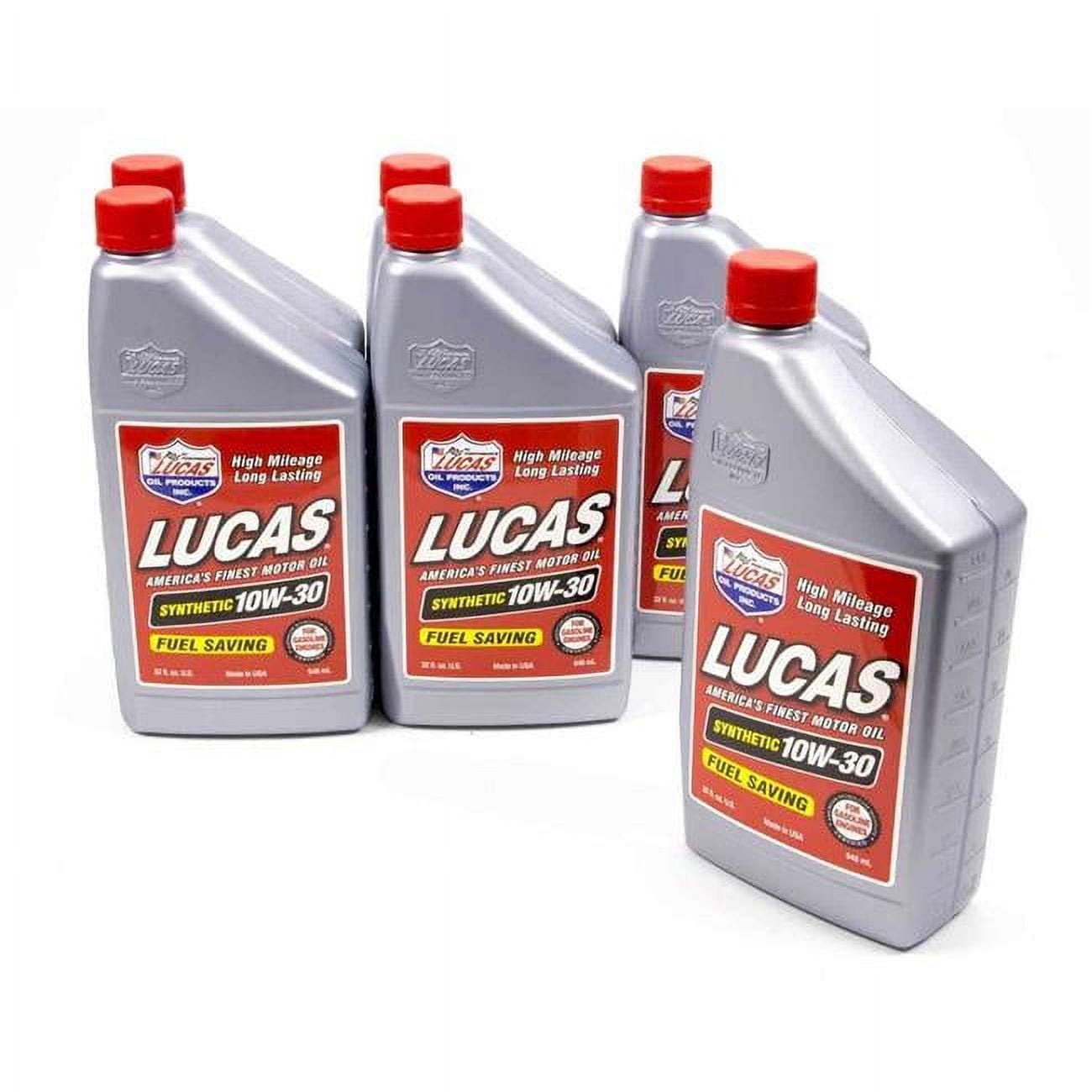 Lucas Oil 1 qt. 10W30 Synthetic Motor Oil - Set of 6 - Walmart.com
