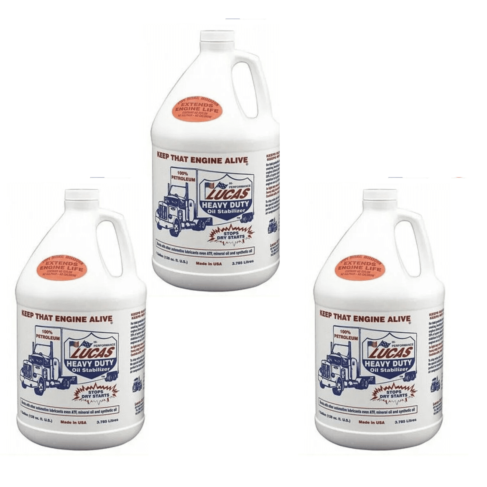 Lucas Oil 10002 Heavy Duty Oil Stabilizer One Gallon Jug Automotive ...
