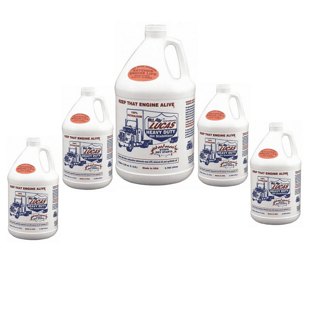 Lucas Oil 10002 Heavy Duty Oil Stabilizer One Gallon Jug Automotive ...