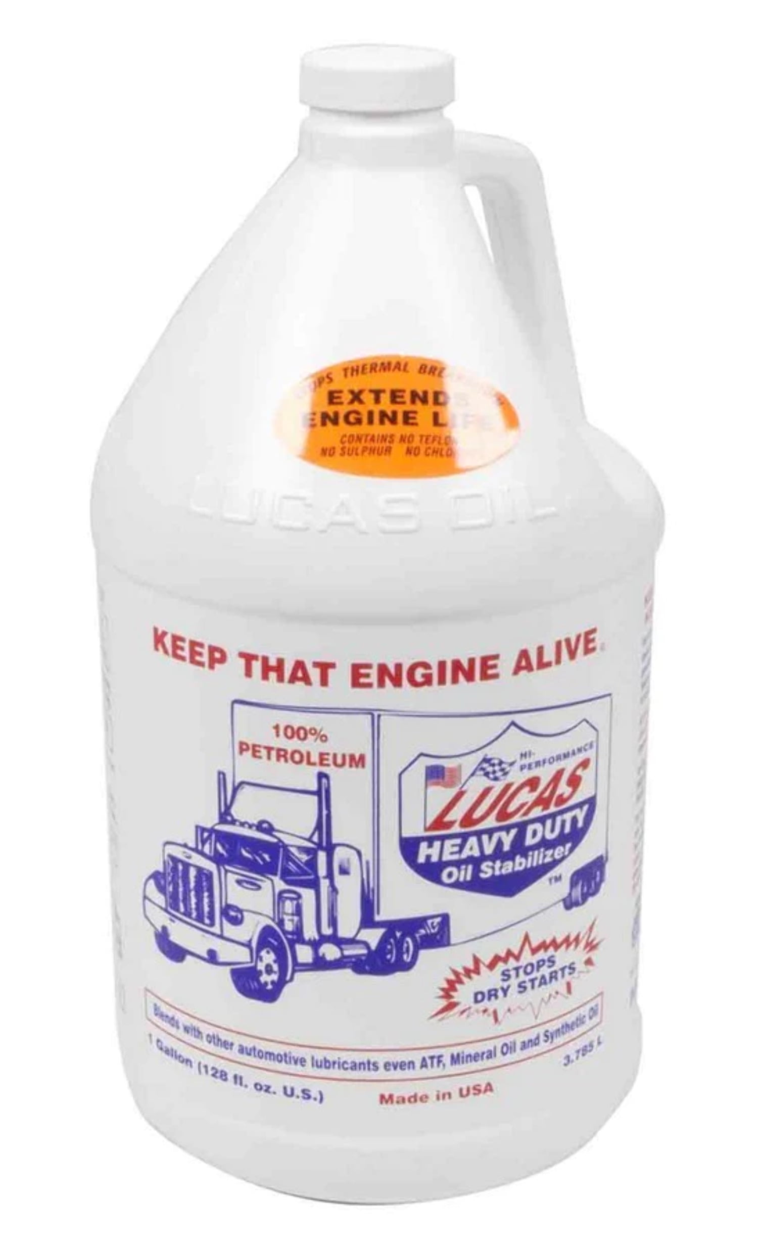 Lucas Oil 10002 Heavy Duty Oil Stabilizer One Gallon Jug Automotive ...