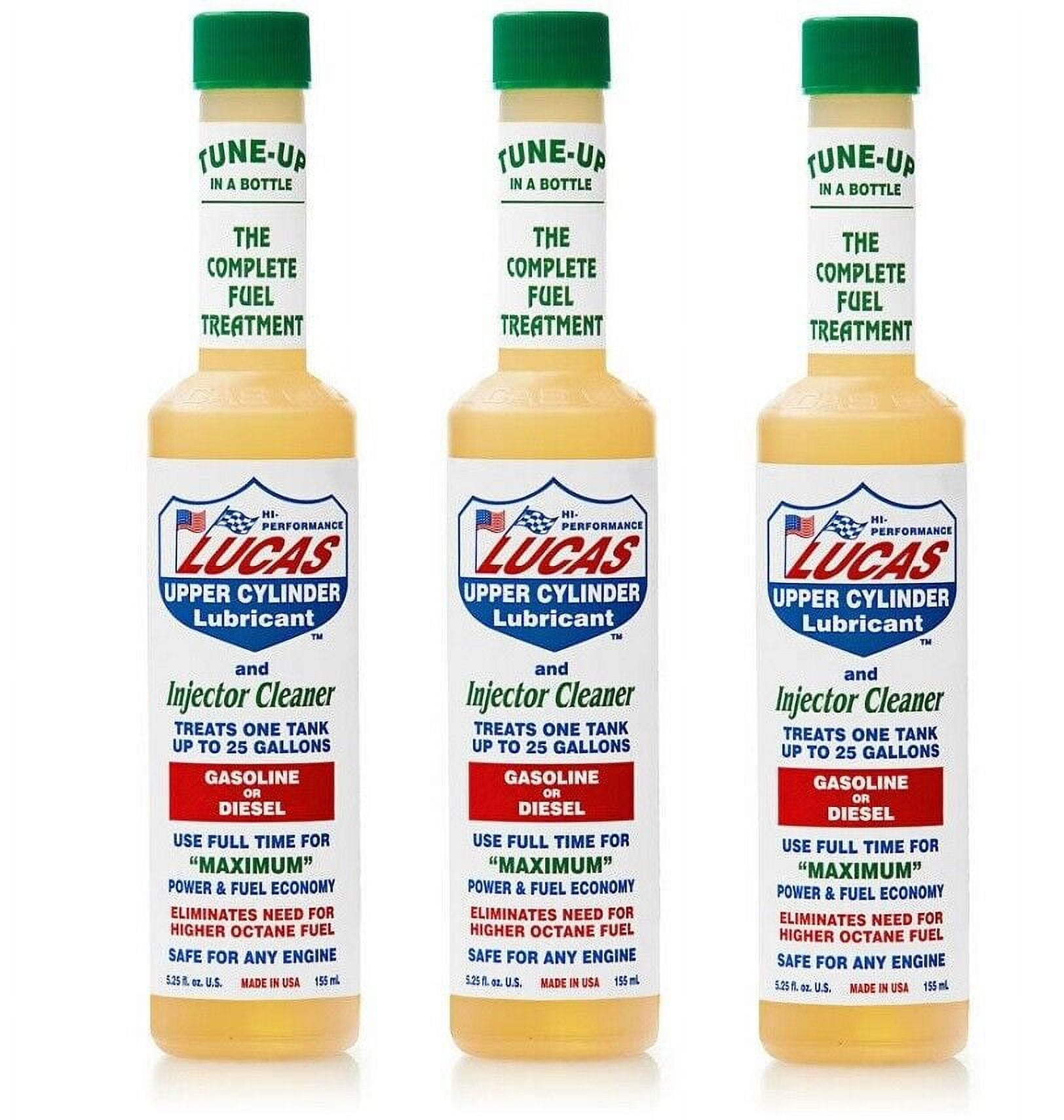 Lucas Oil 10020 Upper Cylinder Lubricant Fuel Injector Cleaner 5.25 oz ...