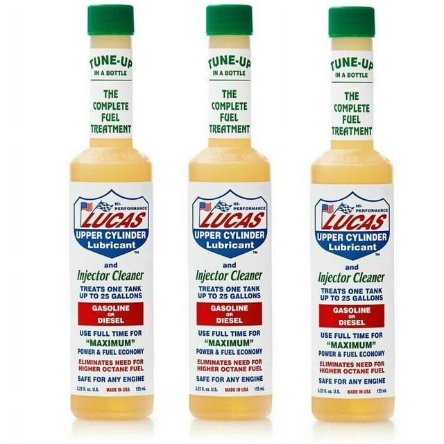 Lucas Oil 10020 Upper Cylinder Lubricant Fuel Injector Cleaner 5.25 oz ...