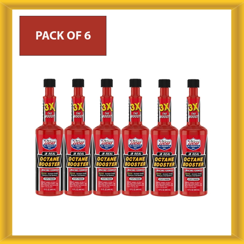 Lucas Oil 10026-PK6 USA Origin Octane Booster - 15 oz, Pack of 6 ...