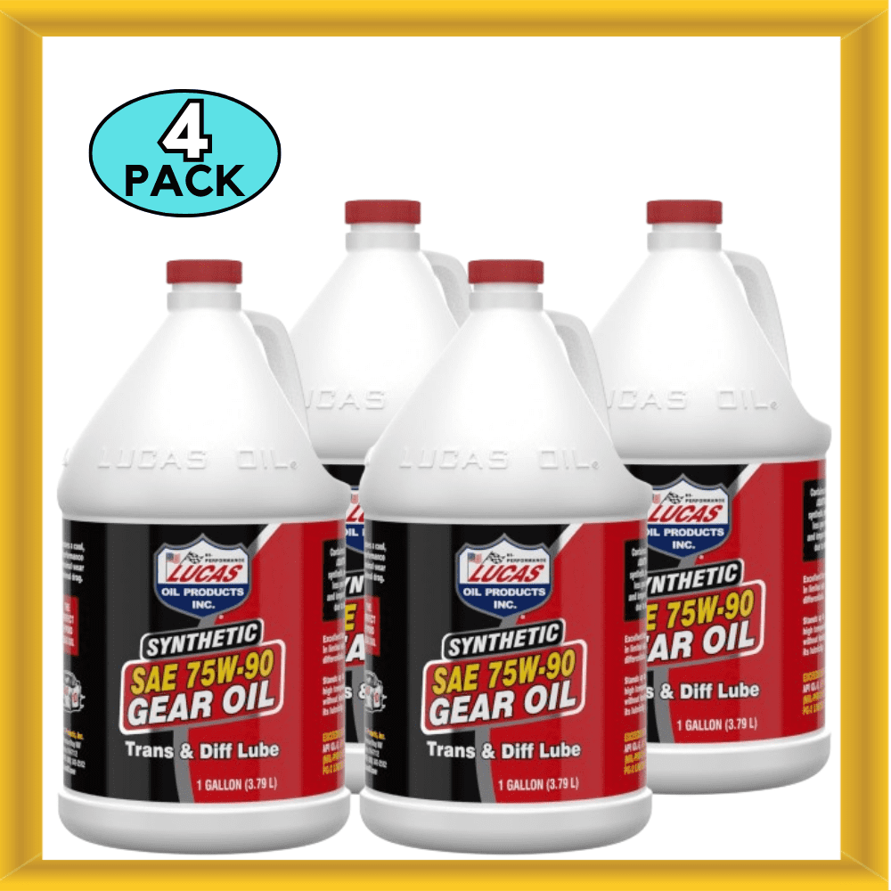 Lucas Oil 10048 1 Gal. Jug 75W-90 Synthetic Gear Oil Trans & Diff Lube ...