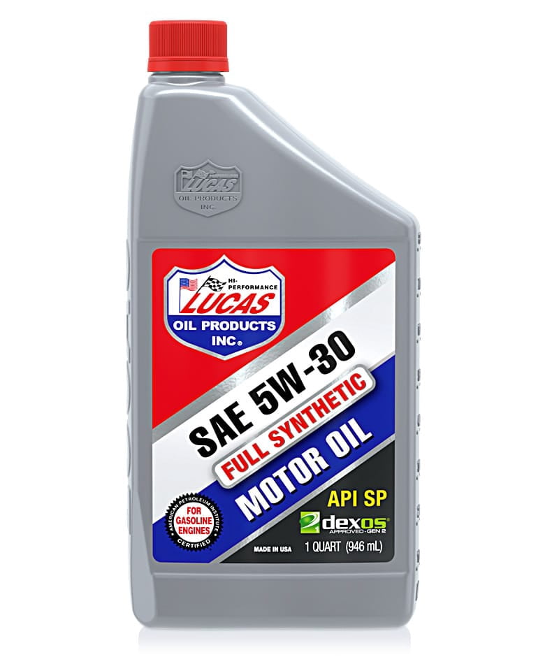 Lucas Oil 10049 Synthetic Motor Oil 1 Qt - SAE 5W-30 API SN Plus/Dexos ...