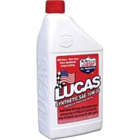 Lucas Oil 10050 Synthetic 10W30 High Performance Motor Oil - Walmart.com
