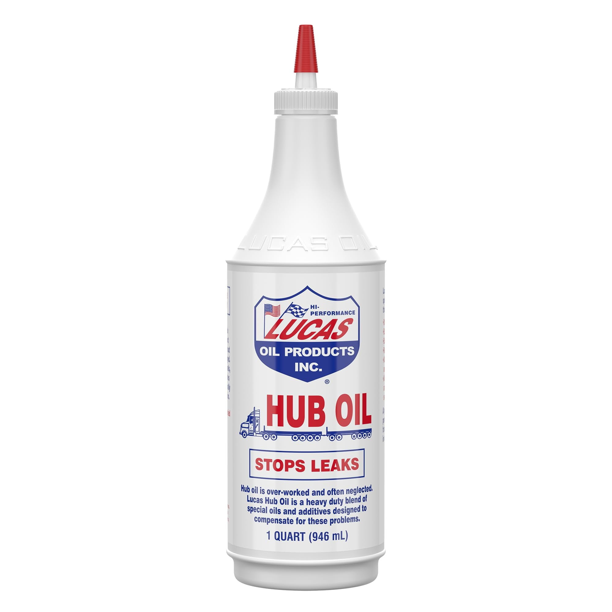 Lucas Oil Hub Oil Synthetic Blend for Trailer - 1 Quart 32 Ounces ...