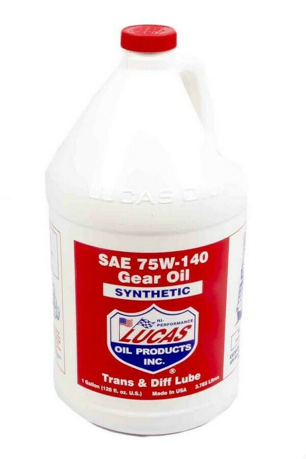 Lucas Oil 10122 Synthetic SAE 75W-140 Trans & Diff Lube-1 Gal - Walmart.com