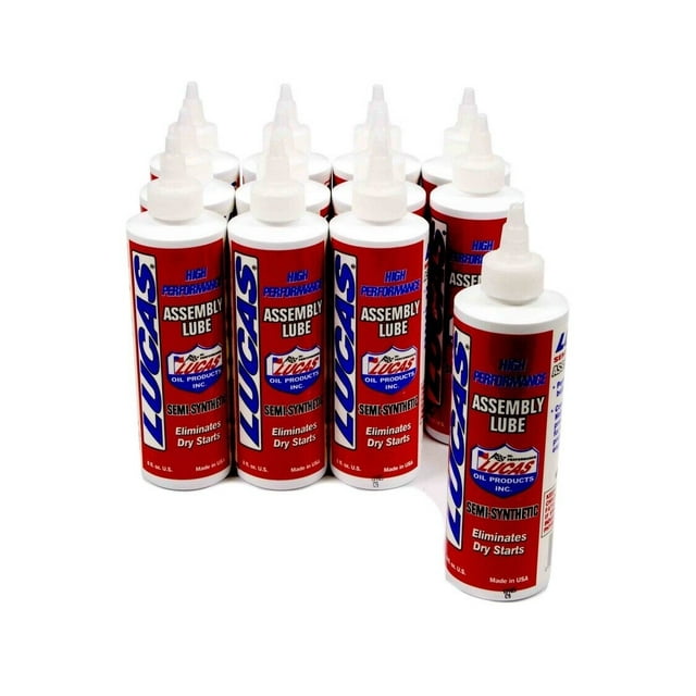 Lucas Oil 10153 High Performance Assembly Lubricant Semi-Synthetic ...