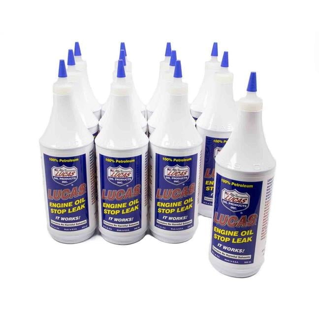 Lucas Oil 10278 Engine Oil Stop Leak, 12 x 1 qt. - Walmart.com