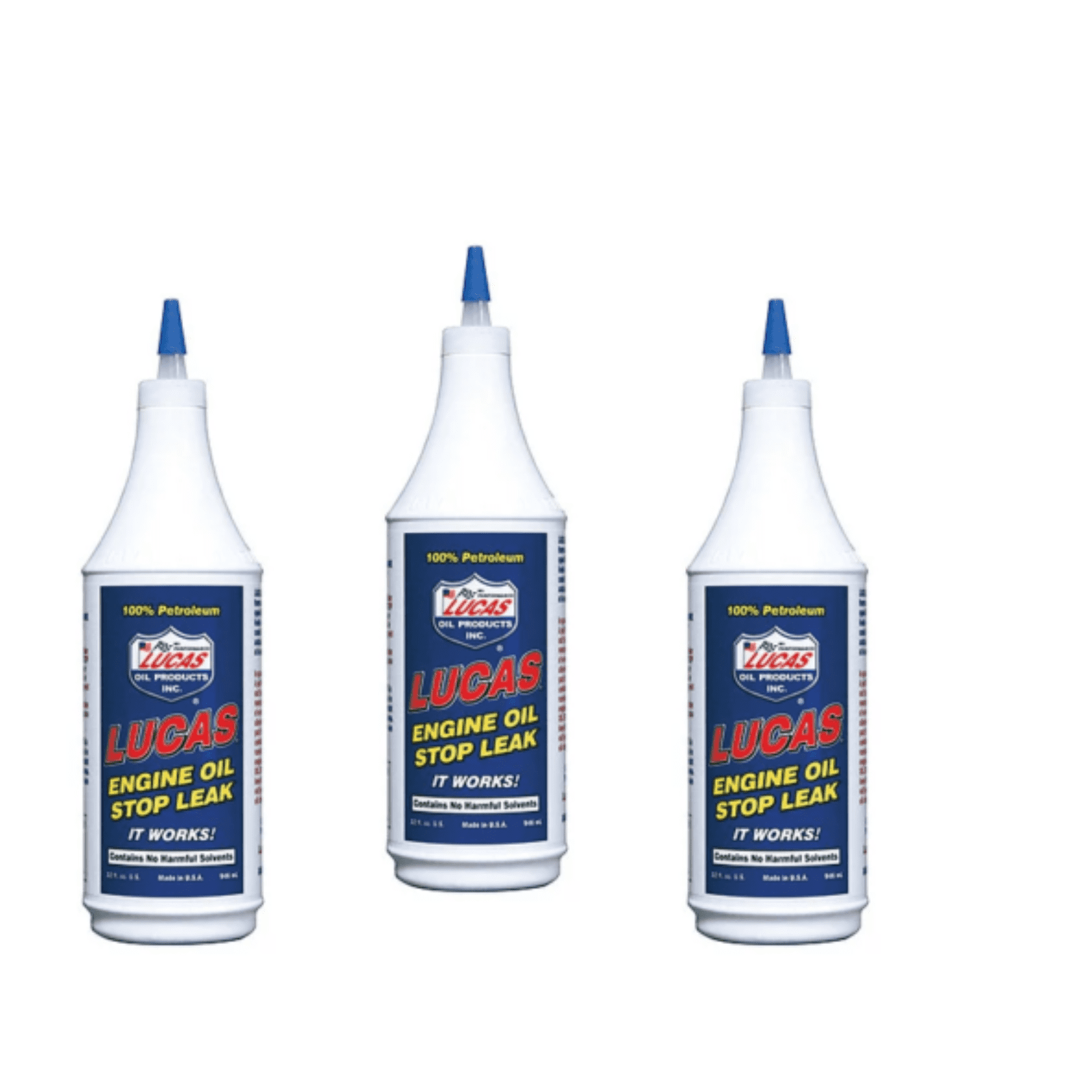 Lucas Oil 10278 Engine Oil Stop Leak Automotive Additive Pack of 3 ...