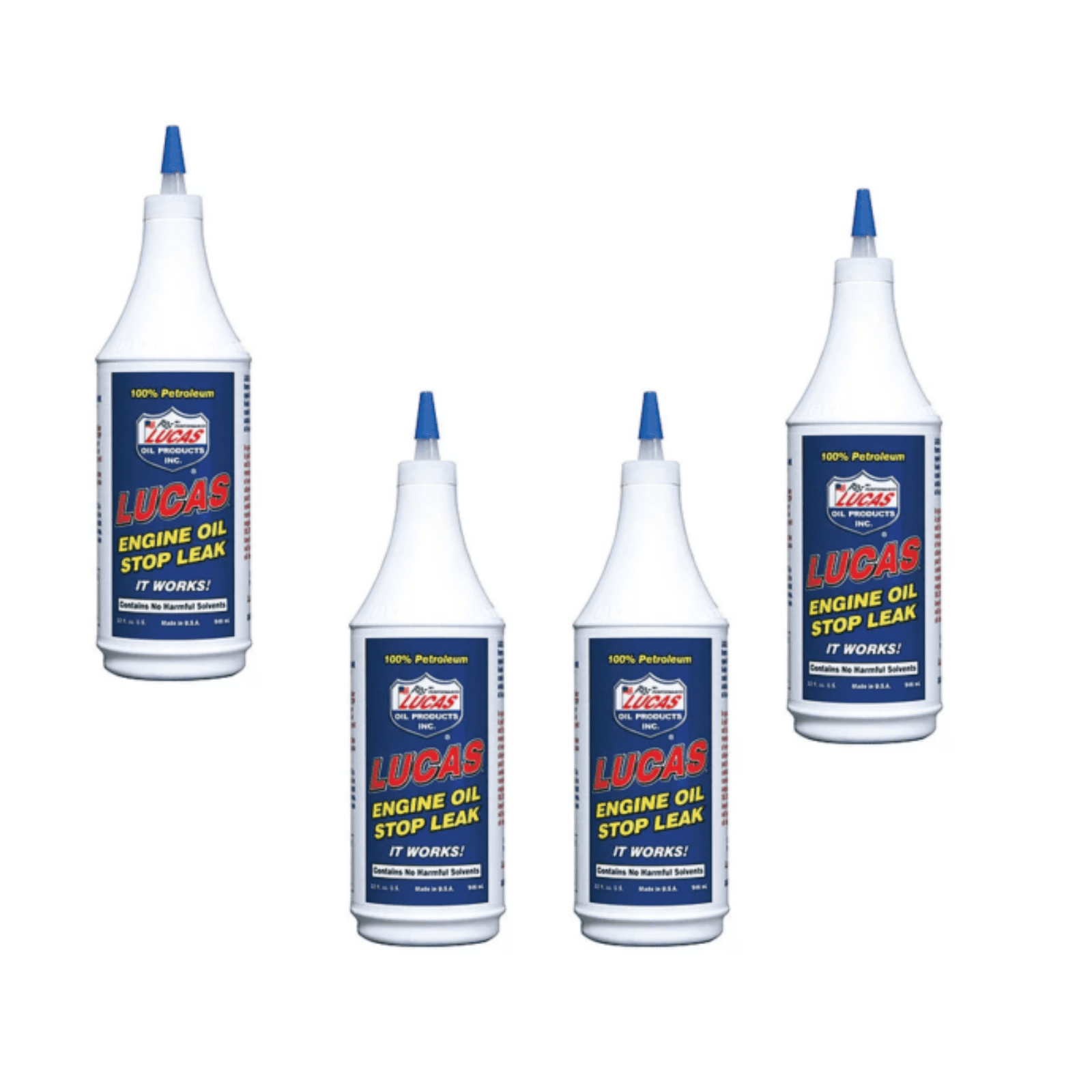 Lucas Oil 10278 Engine Oil Stop Leak Automotive Additive Pack of 4 ...