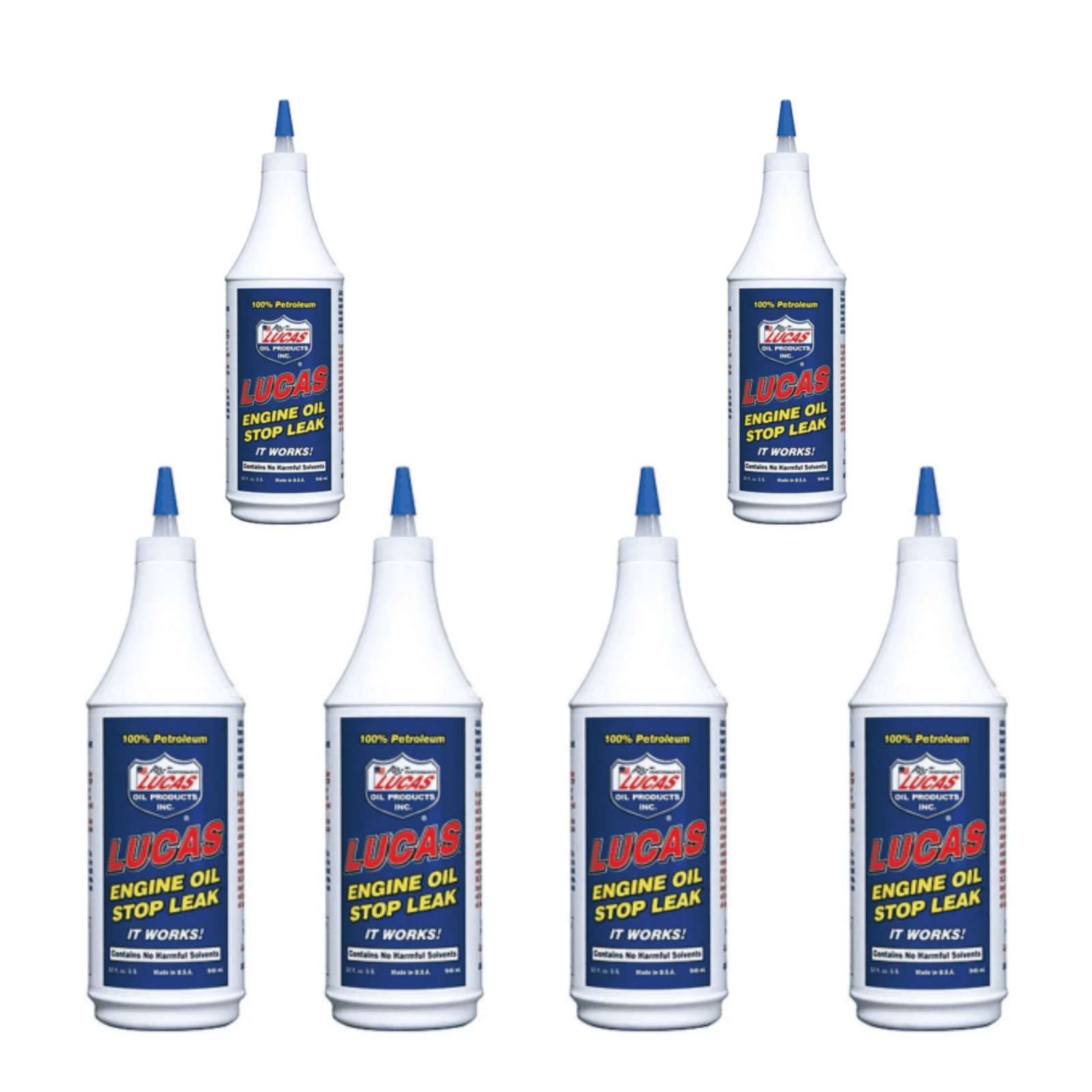 Lucas Oil 10278 Engine Oil Stop Leak Automotive Additive Pack of 6 ...
