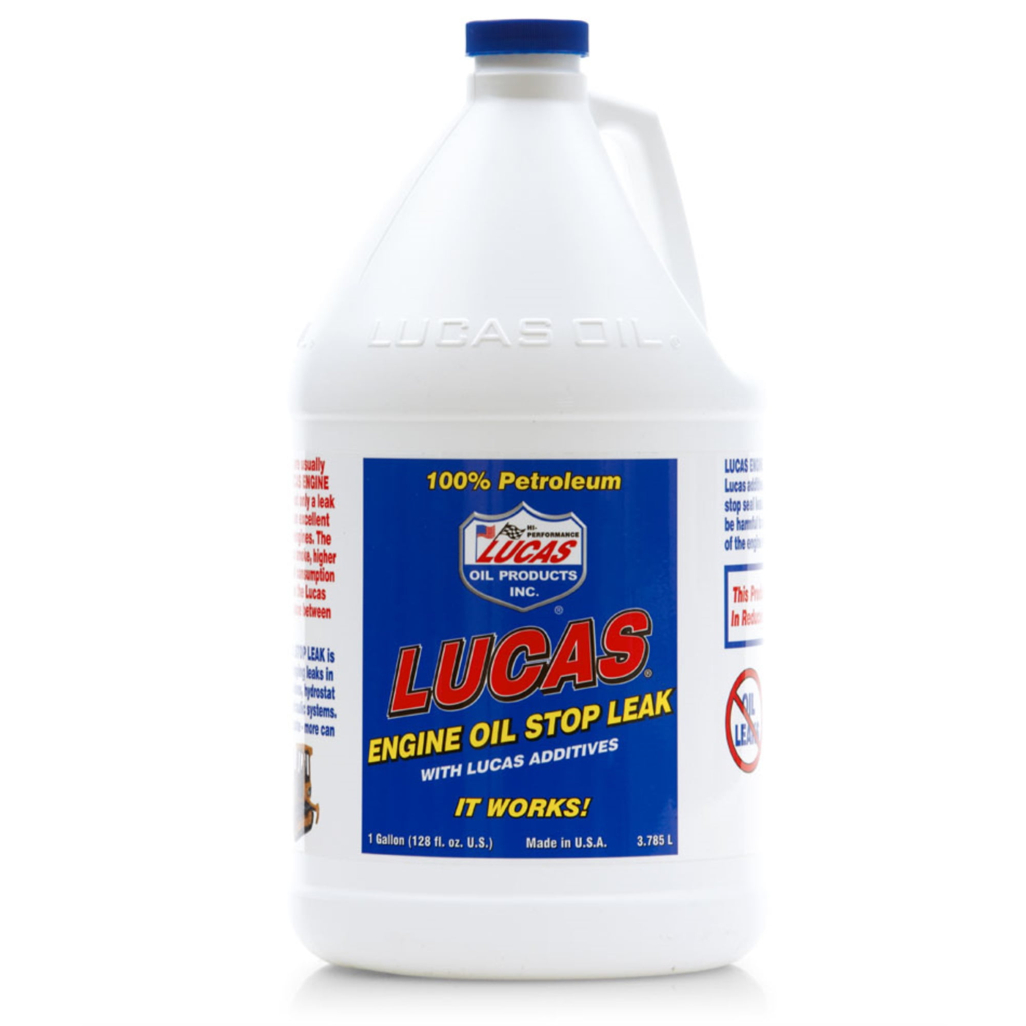 Lucas Oil 10279 Engine Oil Additives, Engine Oil Stop Leak, Gallon Size ...