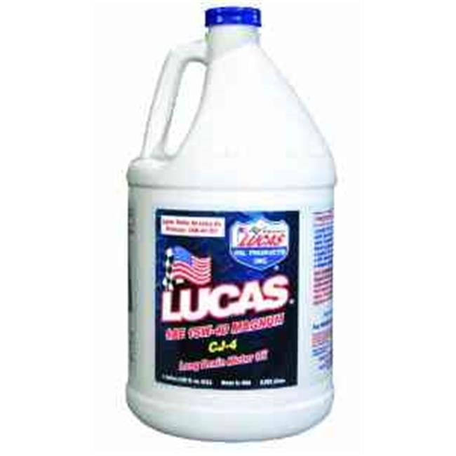 Lucas Oil 10297 1 Gallon SAE 15W-40 Magnum Long Drain HD Motor Oil ...