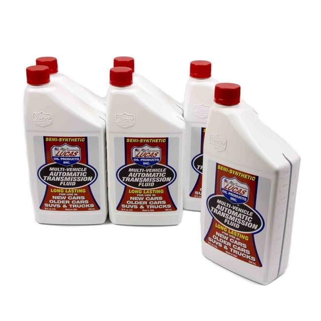 Lucas Oil 10418 Multi-Vehicle Transmission Fluid ATF Conventional 1 qt ...