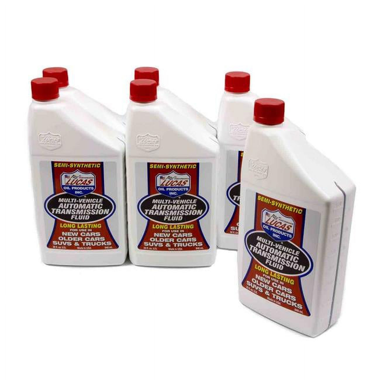 Lucas Oil 10418 Multi-Vehicle Transmission Fluid ATF Conventional 1 qt ...