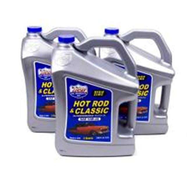 Lucas Oil 10683 5 qt. ZDDP 10W40 Conventional Hot Rod & Classic Car ...