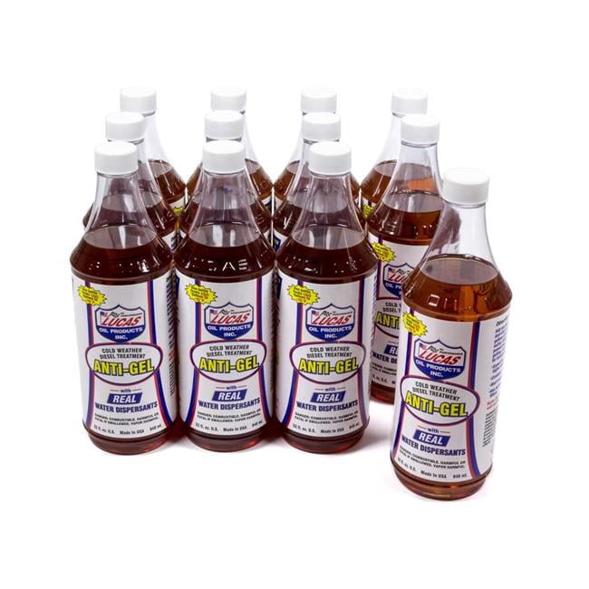 Lucas Oil 10865-12 1 qt. Cold Weather Fuel Additive Anti-Gel Diesel ...