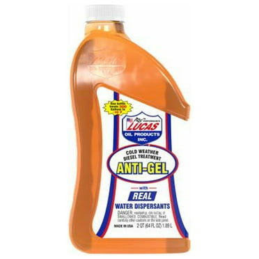 Lucas Oil 10866 Cold Weather Fuel Additive Anti-Gel 0.5 gal Diesel ...