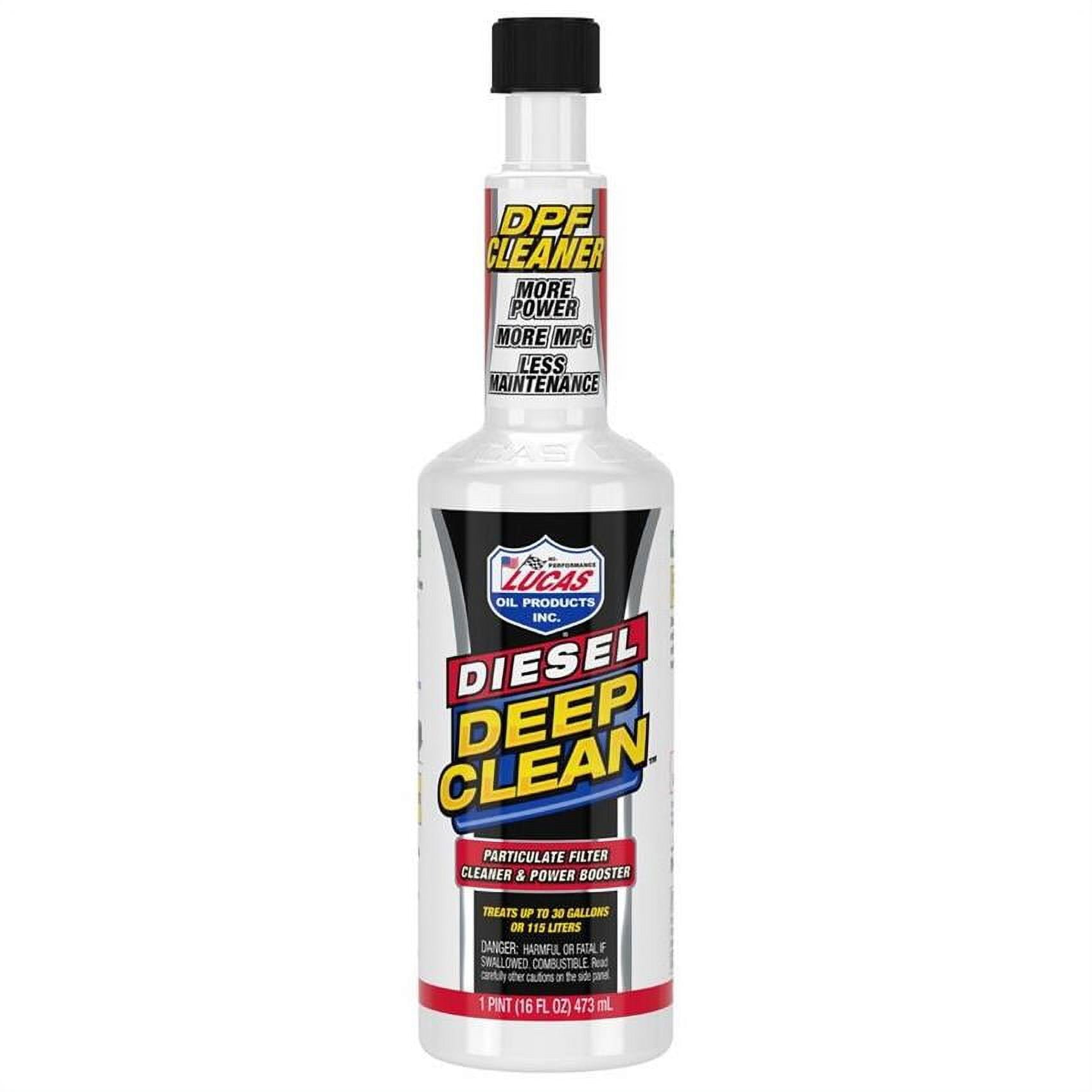 Lucas Oil 10872 Diesel Deep Clean Fuel System Cleaner, 16 Ounce ...