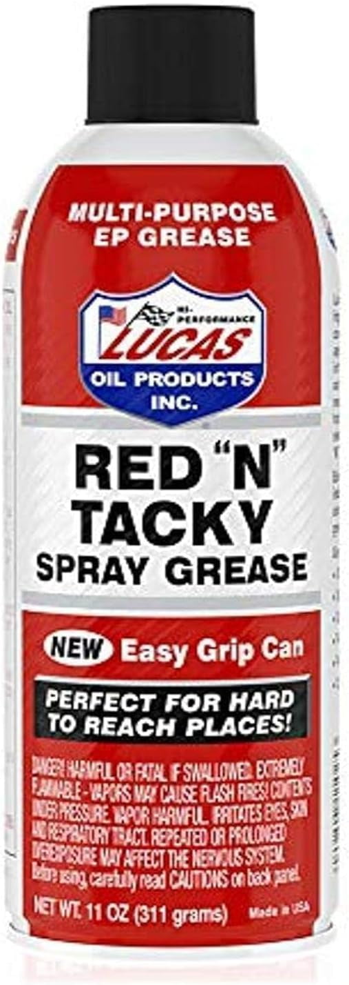 Lucas Oil 11025 Red "N" Tacky Grease Aerosol - 11 Ounce - Walmart.com