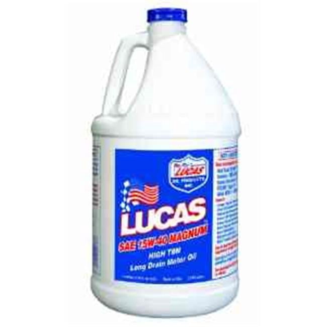 Lucas Oil 128oz. 15-40 Heavy Duty High TBN Truck Motor Oil - Walmart.com
