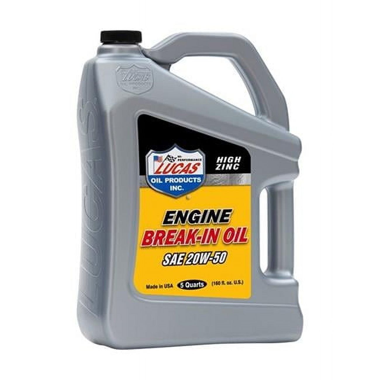 Lucas Oil 5 qt. Break-In High Zinc 5W20 Conventional Motor Oil ...
