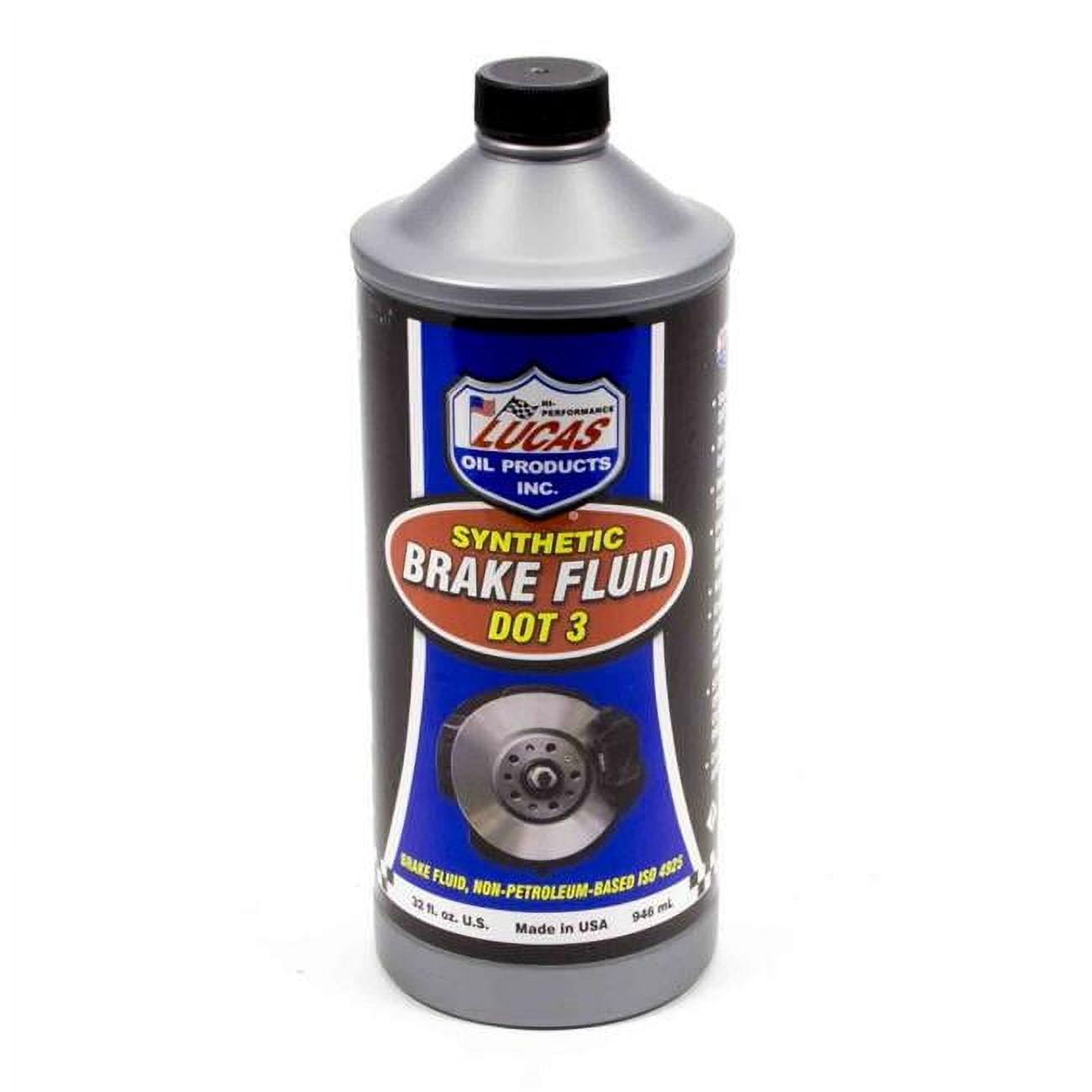 Lucas Oil DOT 3 Brake Fluid Synthetic - 1 qt - Walmart.com