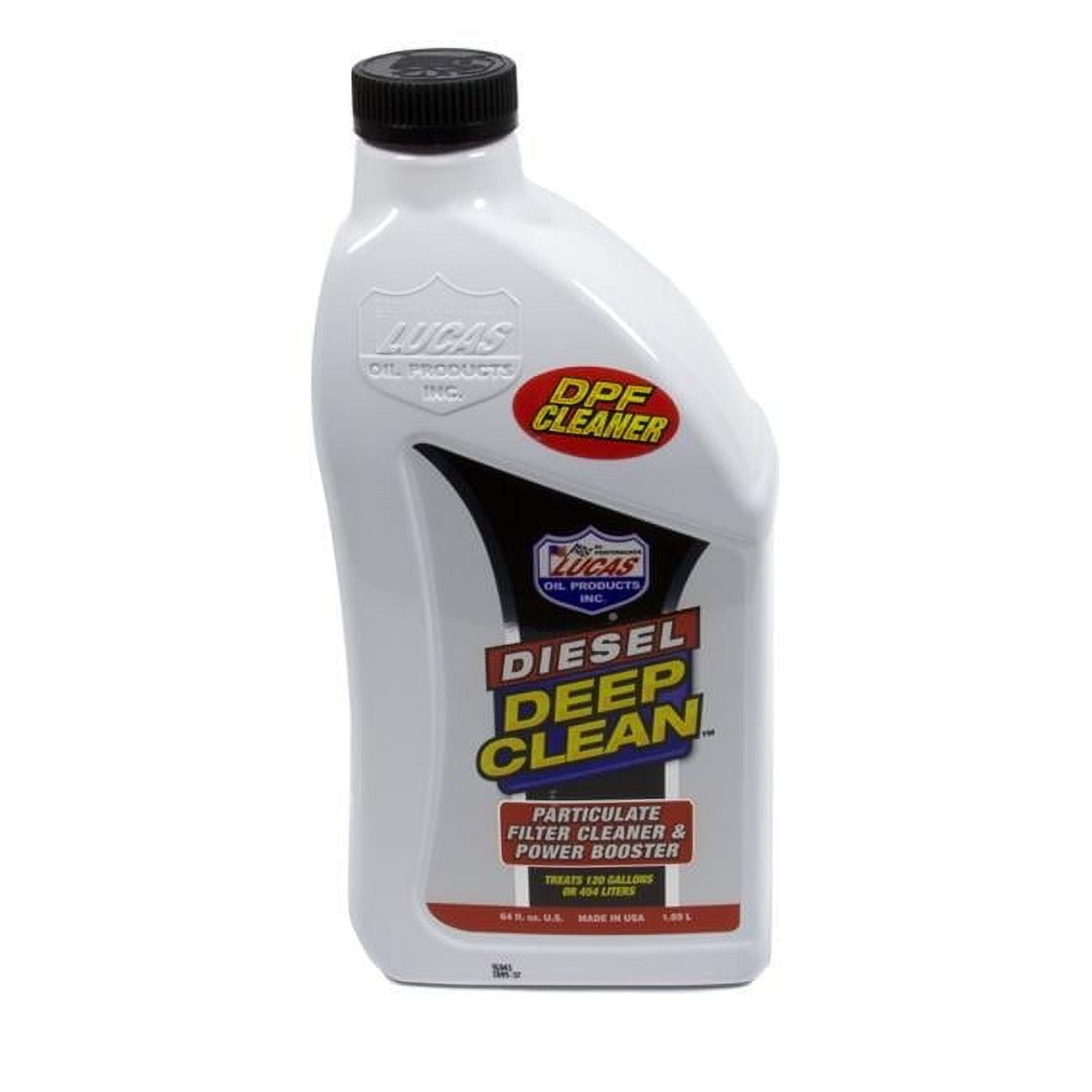 Lucas Oil Diesel Deep Clean Fuel Additive, 64 oz Bottle, Cleans ...