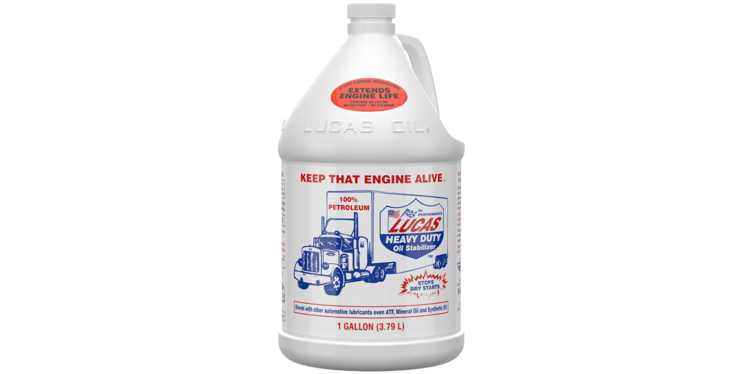 Lucas Oil Heavy Duty Oil Additive, Amber, 1 gal. - Walmart.com
