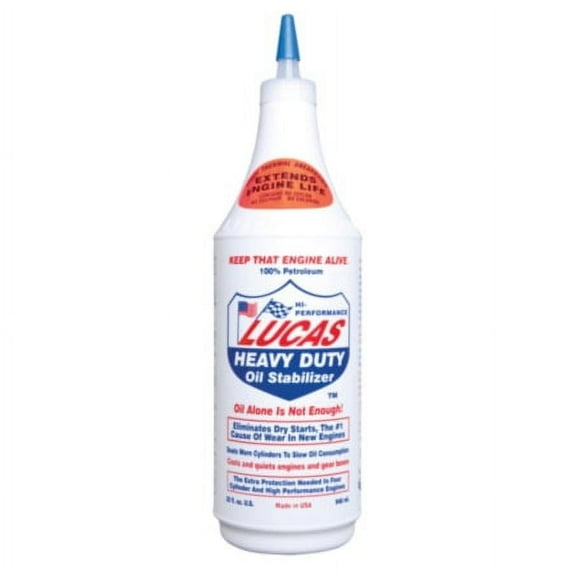 Lucas Oil Products Heavy Duty Oil Stabilizer, Synthetic Motor Engine ...