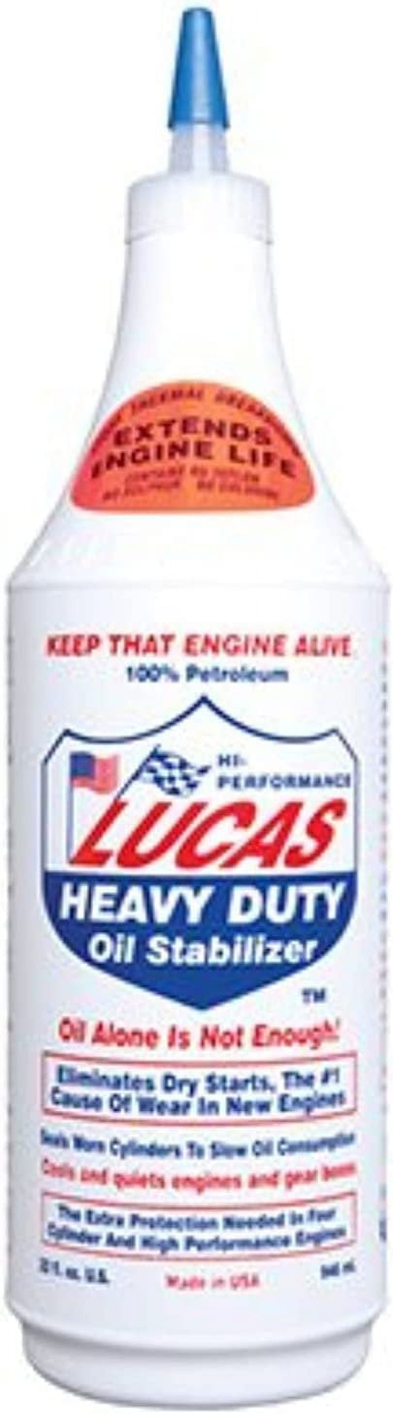 Lucas Oil Heavy Duty Oil Stabilizer - Universal Automotive Additive ...
