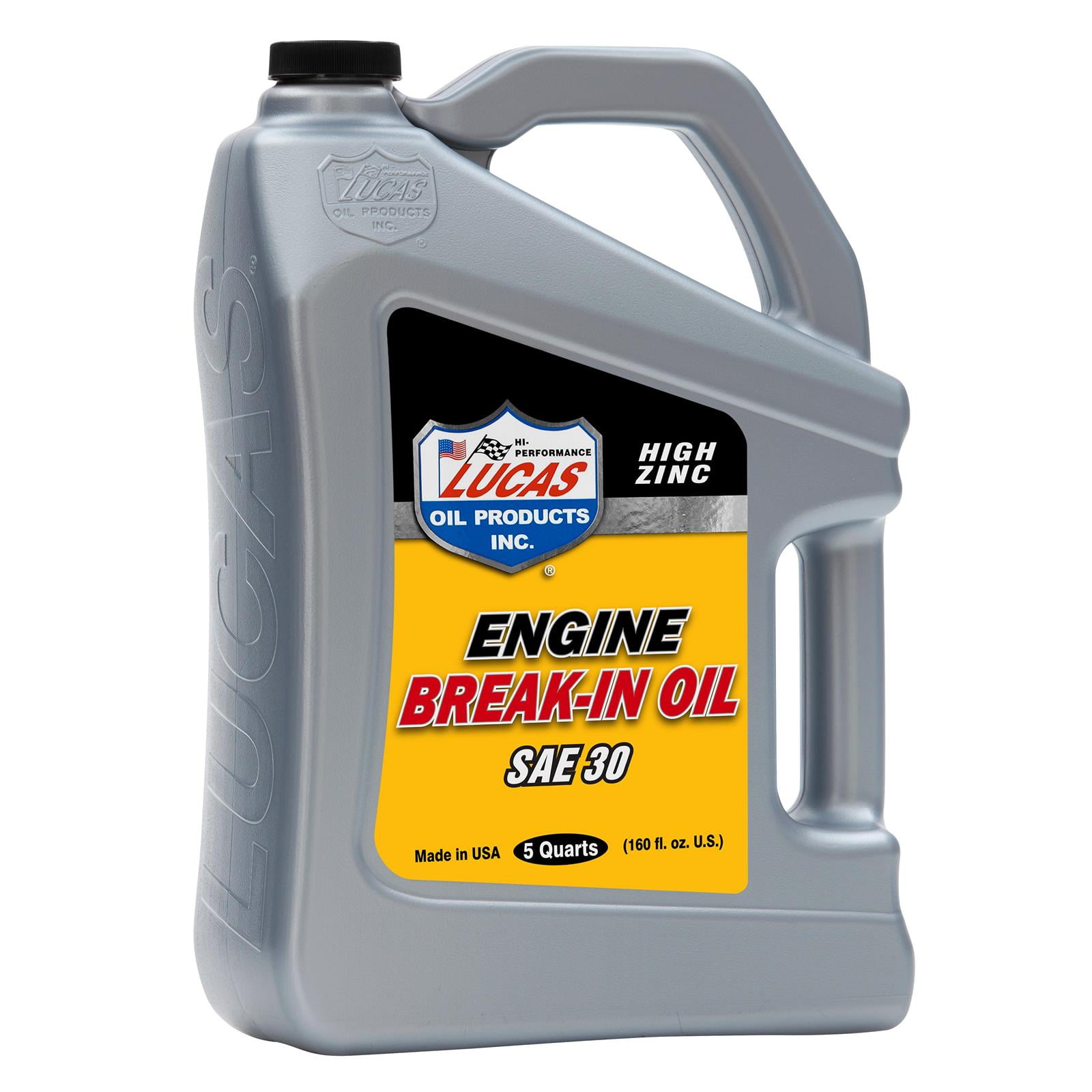 Lucas Oil High Performance Break-In Engine Oil 30W, 5 qt, Ideal for ...