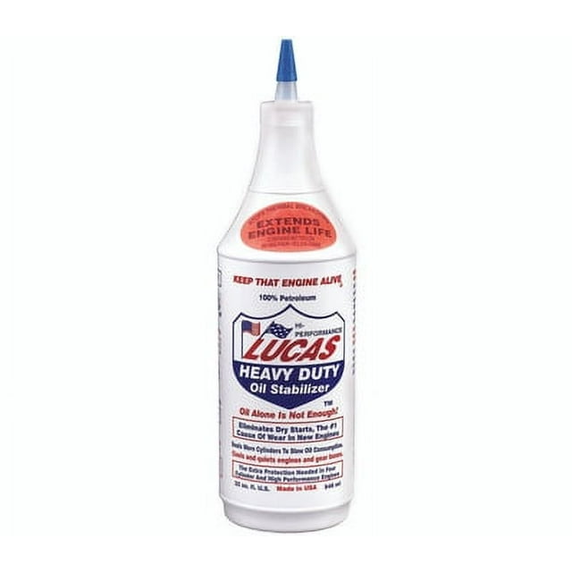 Lucas Oil Lucas Oil LUC10001 Oil Stabilizer, 32 Ounce Bottle - Walmart.com