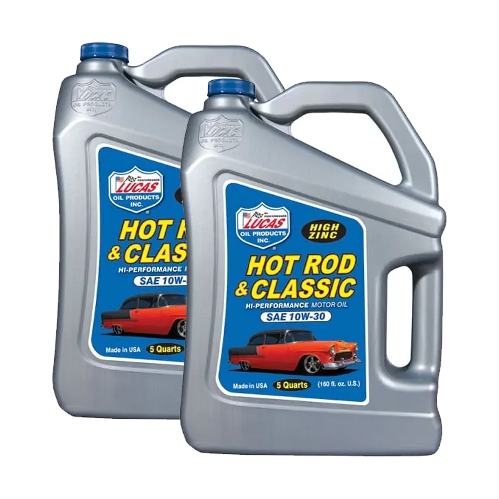 Lucas Oil Products Inc Hot Rod & Classic ZDDP Protection Motor Oil 10W ...