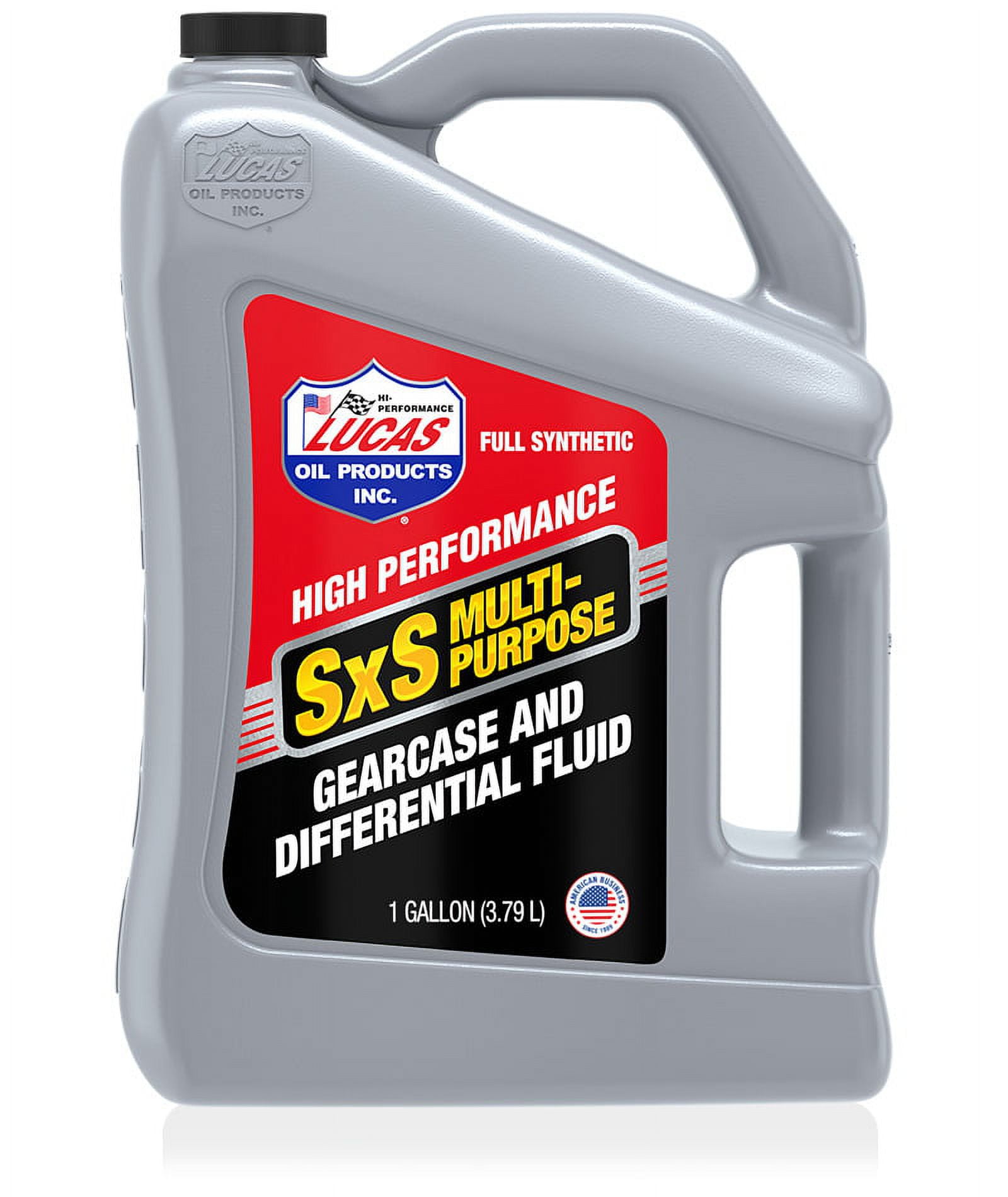 Lucas Oil SXS UTV Gear Case Oil Gallon 11225 - Walmart.com