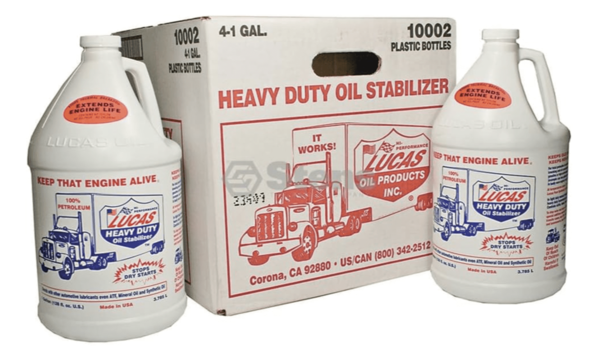 Lucas Oil Stabilizer 4-Pack LOP 10002 1 Gallon for Cummins ISX15 DD15 ...