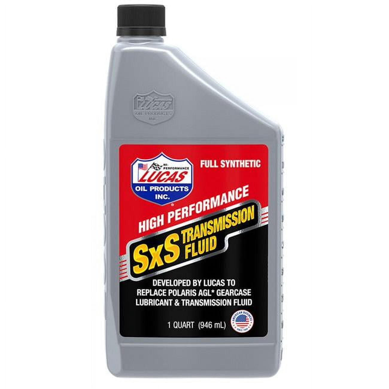 Lucas Oil Synthetic SXS Transmission Fluid - 1 qt. - Walmart.com