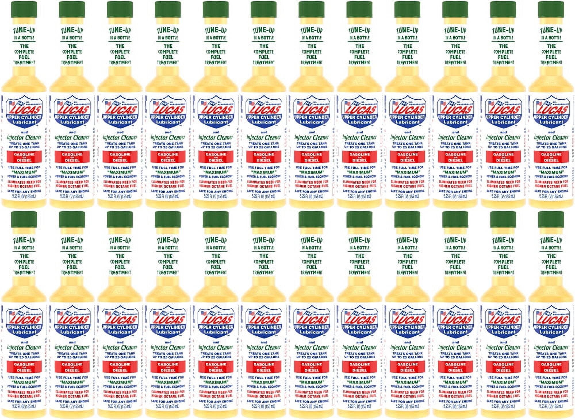 Lucas Oil Lubricant, Fuel Injector Cleaner - 24 Pack (5.25 oz each ...