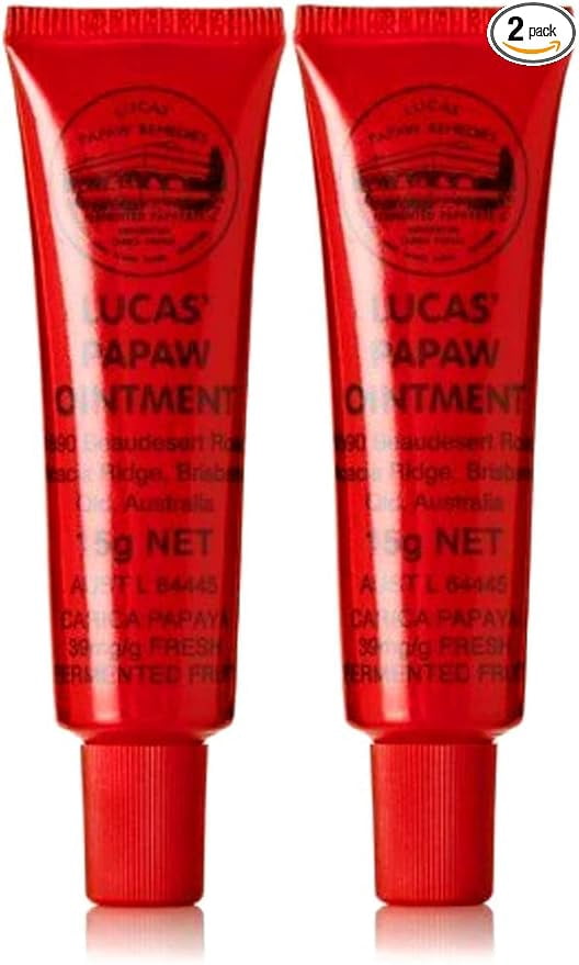Lucas Papaw Ointment 15g Tube with lip applicator - TWIN Pack for value ...