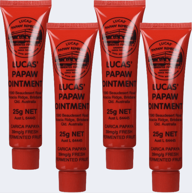 Lucas Papaw Ointment - Soothing Lip and Skin Healing Balm(Pack of 4 ...