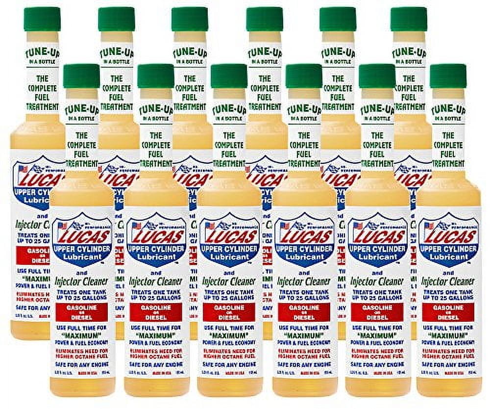 Lucas Upper Cylinder Lubricant & Fuel Injector Cleaner (5.25 oz.)-12 ...