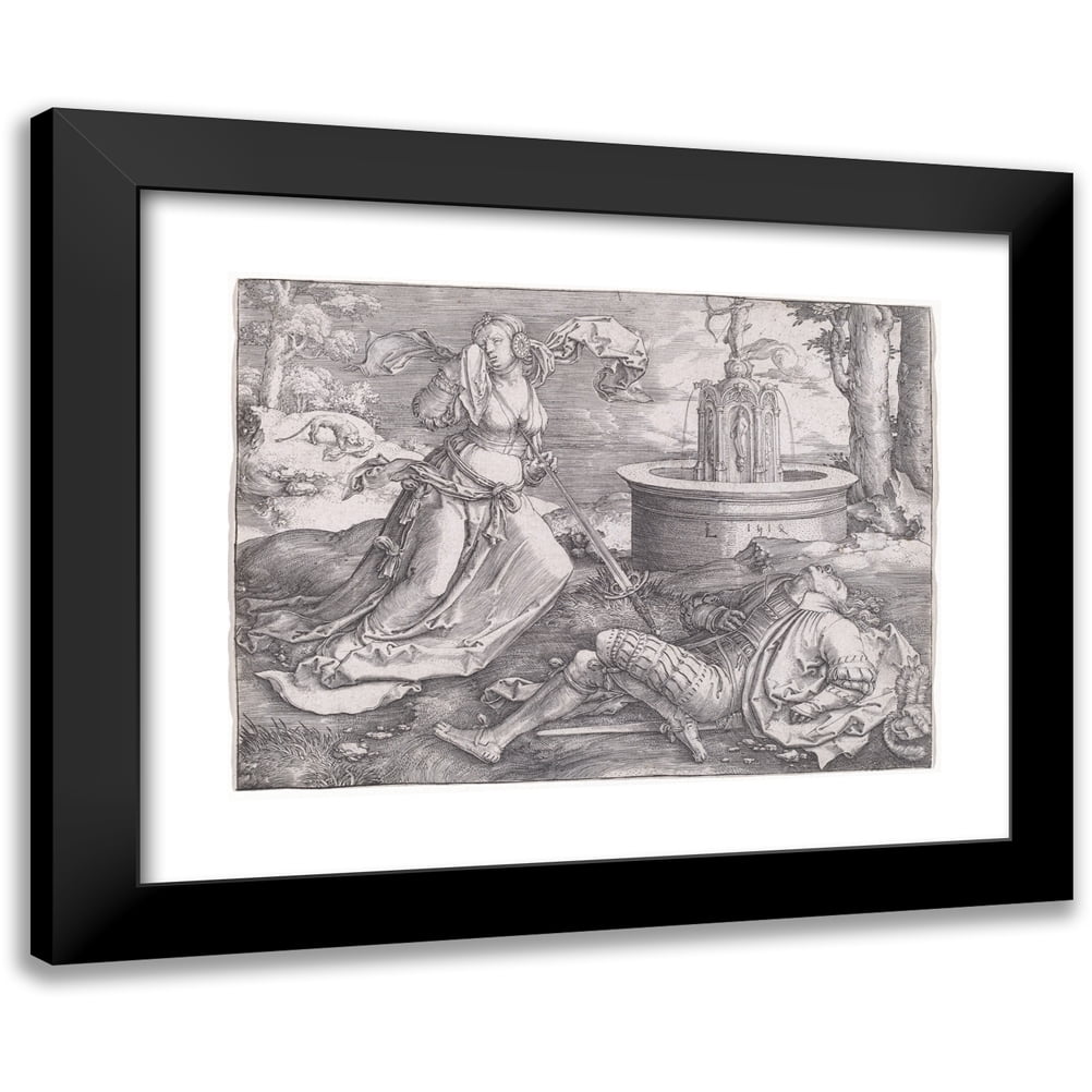 Lucas Van Leyden 18x14 Black Modern Framed Museum Art Print Titled ...